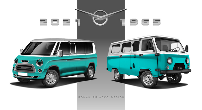 UAZ Buhanka concept 2021 - 24.01.21 20:06 | Пикабу