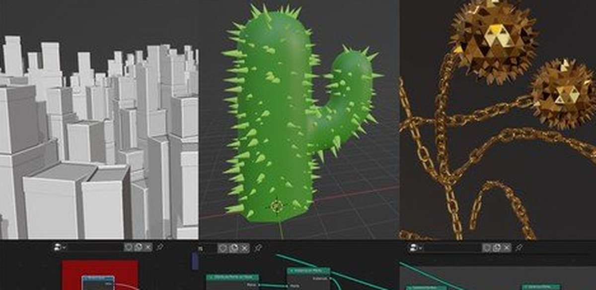 Intro to Geometry Nodes using Blender 3.3 на русском от wiDagon. Глава ...