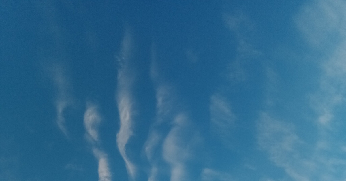 Вот такое новогоднее небо | Пикабу