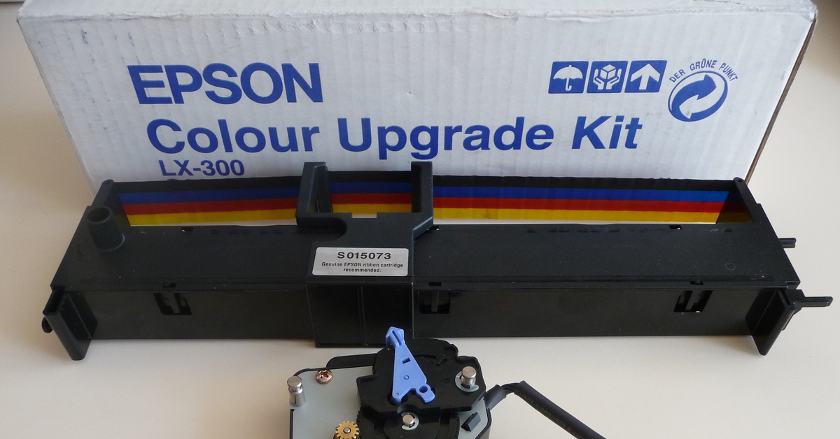 Цветной матричный принтер Epson LX-300+ | Пикабу