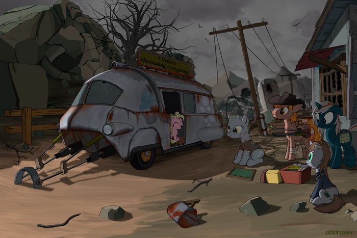 Fallout Equestria,Silver Bell, let's hit the road! | Пикабу