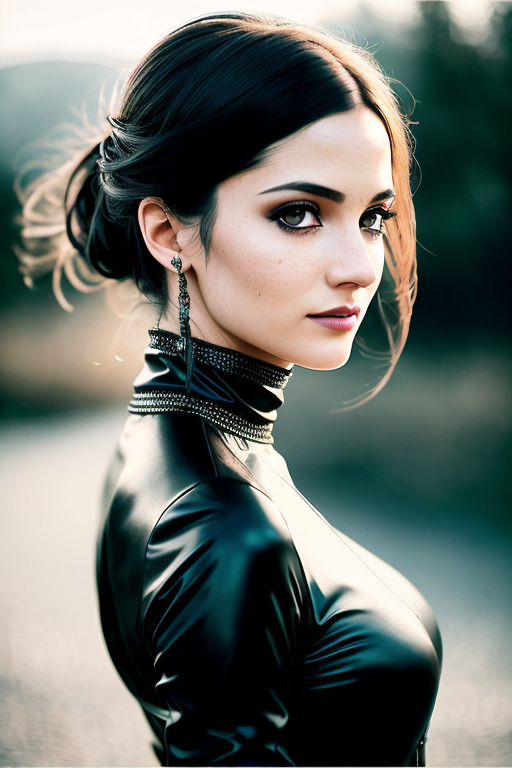 Women in latex by Stable Diffusion | Пикабу