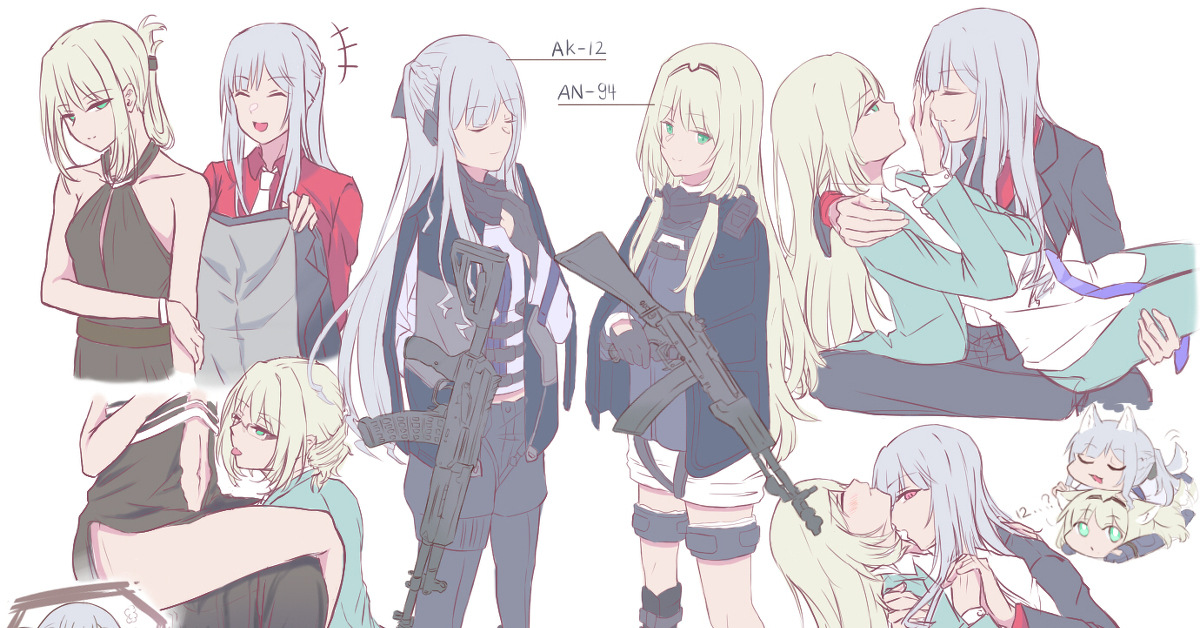 AN-94 & AK-12 (Girl's Frontline) | Пикабу
