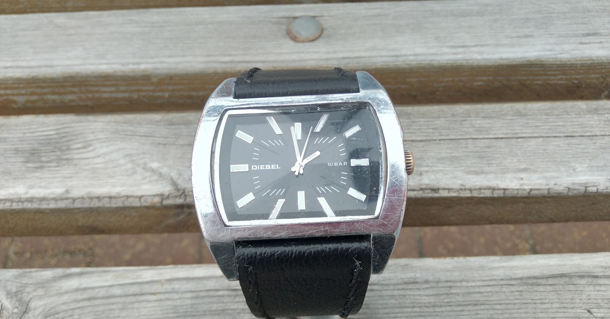 Ремешок для часов Diesel dz-4140. Ремешок с прошивкой | Пикабу