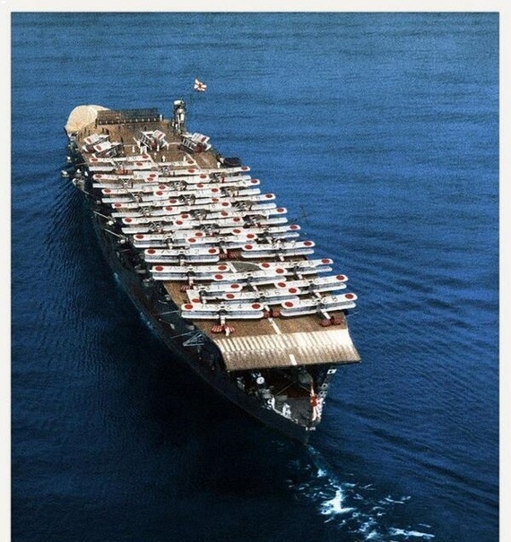 Первые авианосцы Японской империи. История «Акаги» | Пикабу