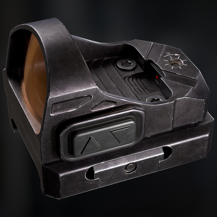 Первая 3D модель в портфолио: прицел Bushnell Advance | Пикабу