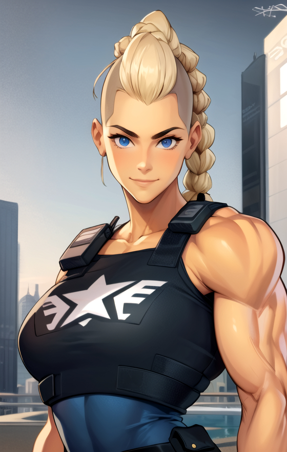 Сделал лору на Estel Aguirre из игры Streets Of Rage 4 Пикабу