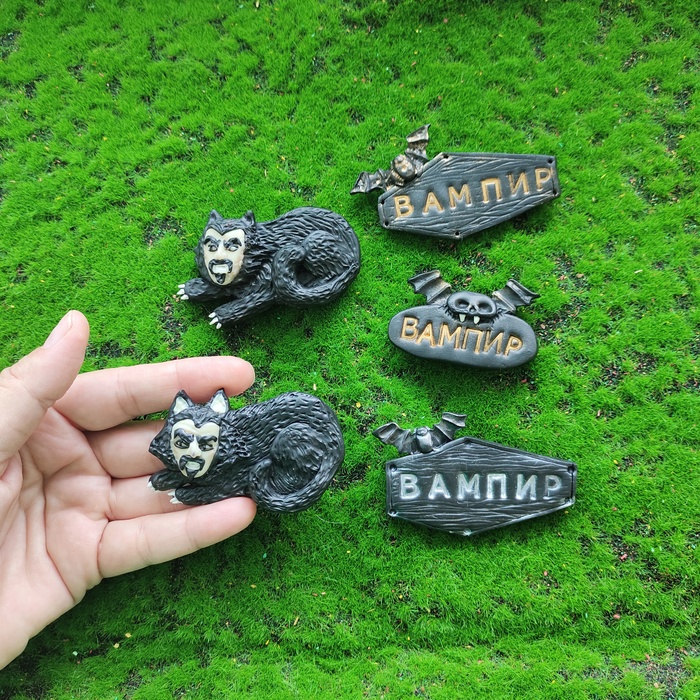 Брошки из полимерной глины | Пикабу