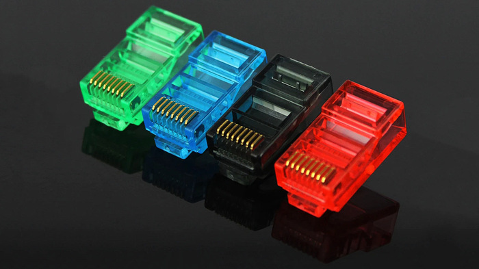 Цветные коннекторы Rj45 со скидкой на Али Пикабу