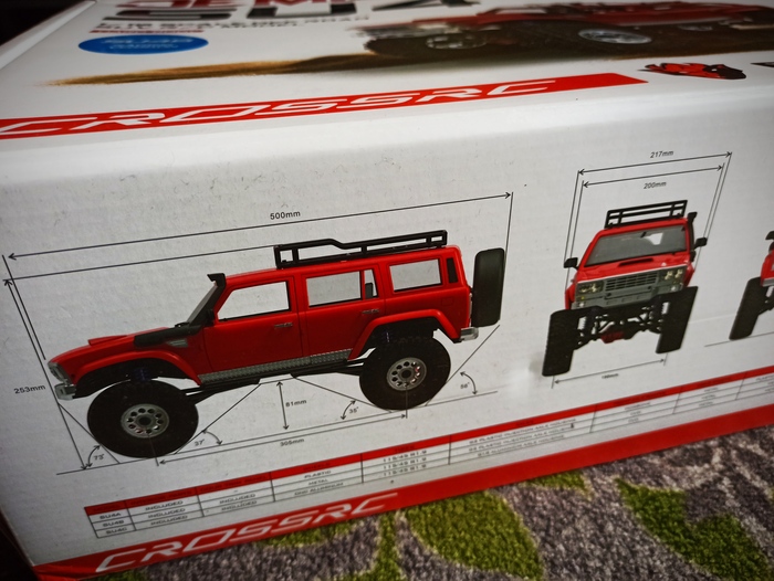 Unboxing Crossrc DEMON SU4 1/10 scale offroad SUV r/c | Пикабу