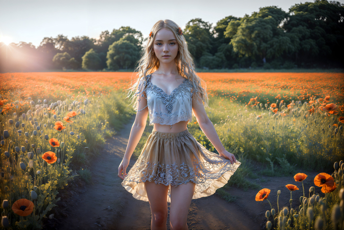 Маковое поле | Пикабу