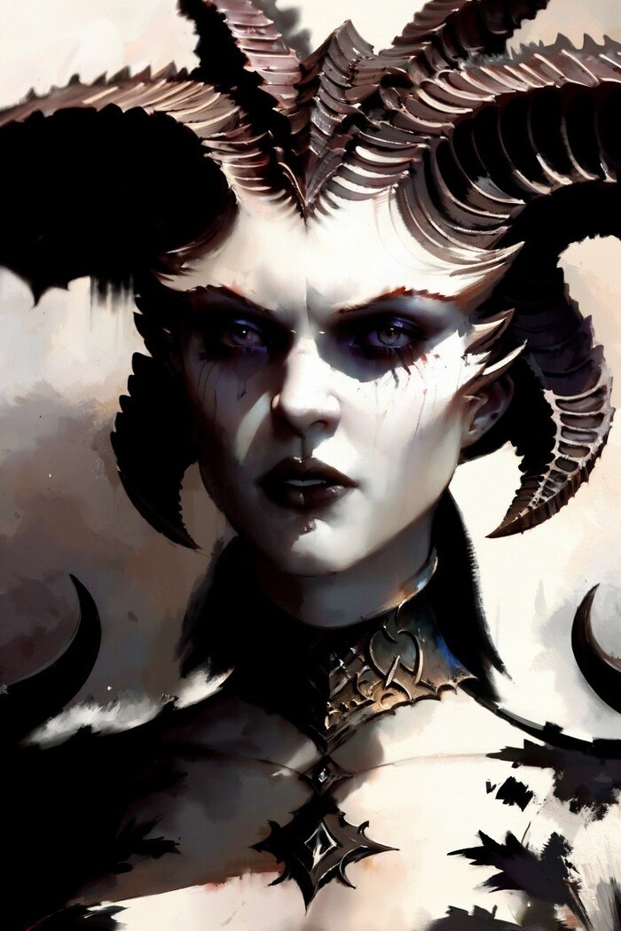 Лилит из Diablo 4 Пикабу