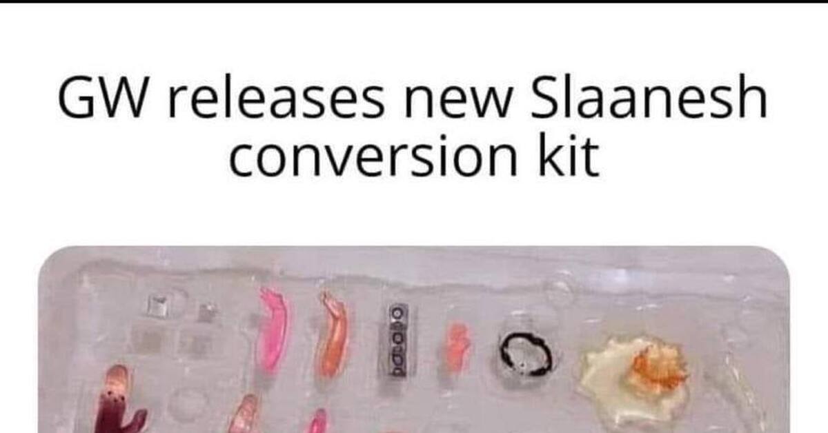 GW выпускает новый комплект оборудывания для слаанеш! | Пикабу