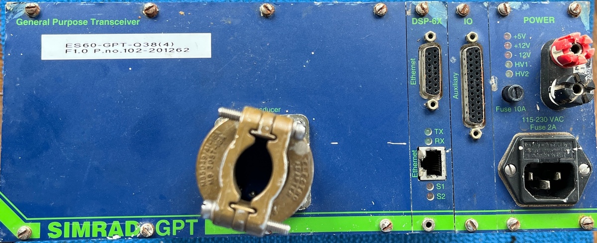 Simrad ES60 Transceiver Unit ES60-GPT-Q38(4) Что внутри??? - 03.09.23 ...