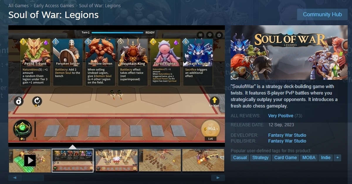 [Steam] Soul of War: Legions - 23.09.23 20:06 | Пикабу