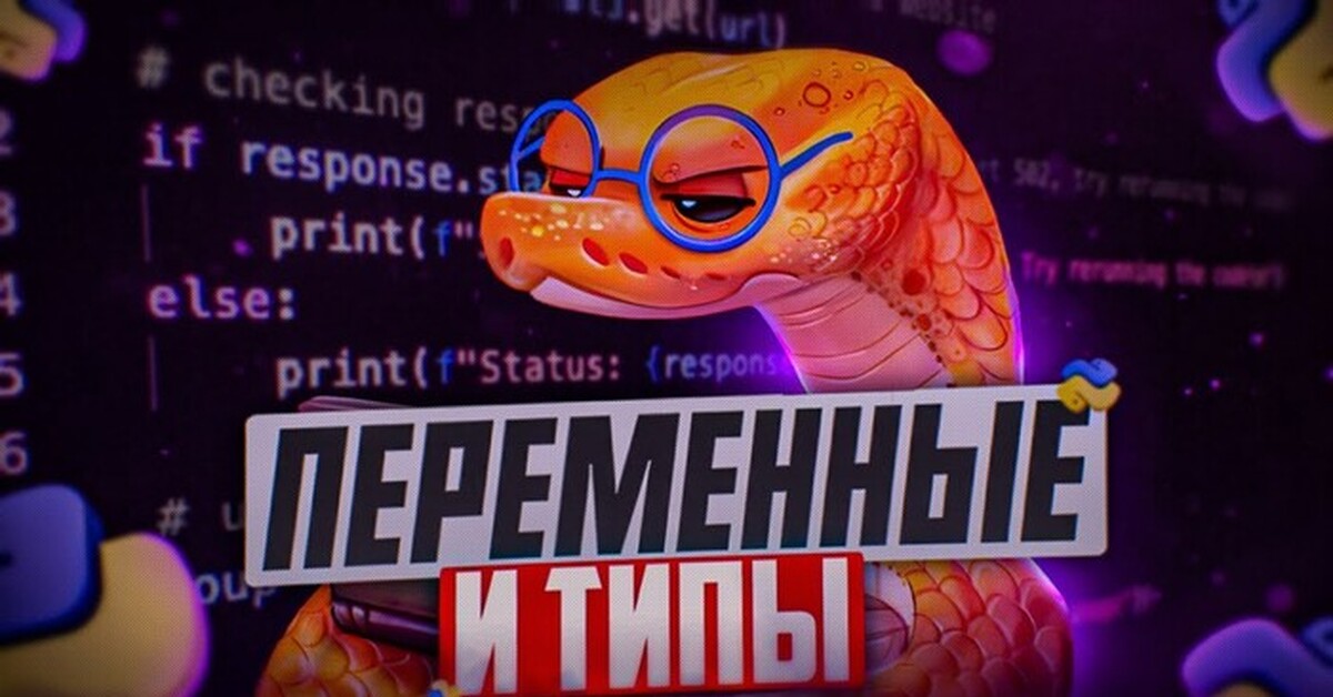Курс Python программист 02 Переменные и типы Пикабу