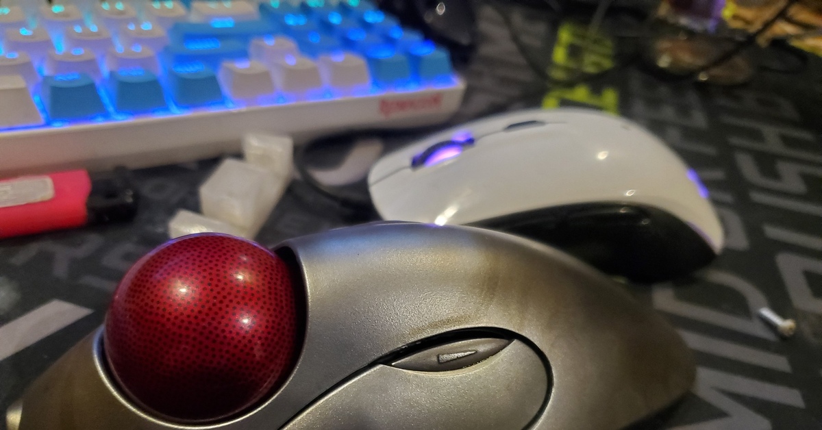 Трекбол для игр | Пикабу