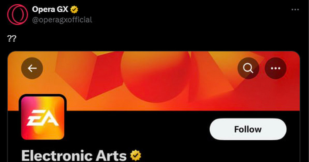 Electronic Arts и Microsoft Edge добавили в черный список Opera GX | Пикабу