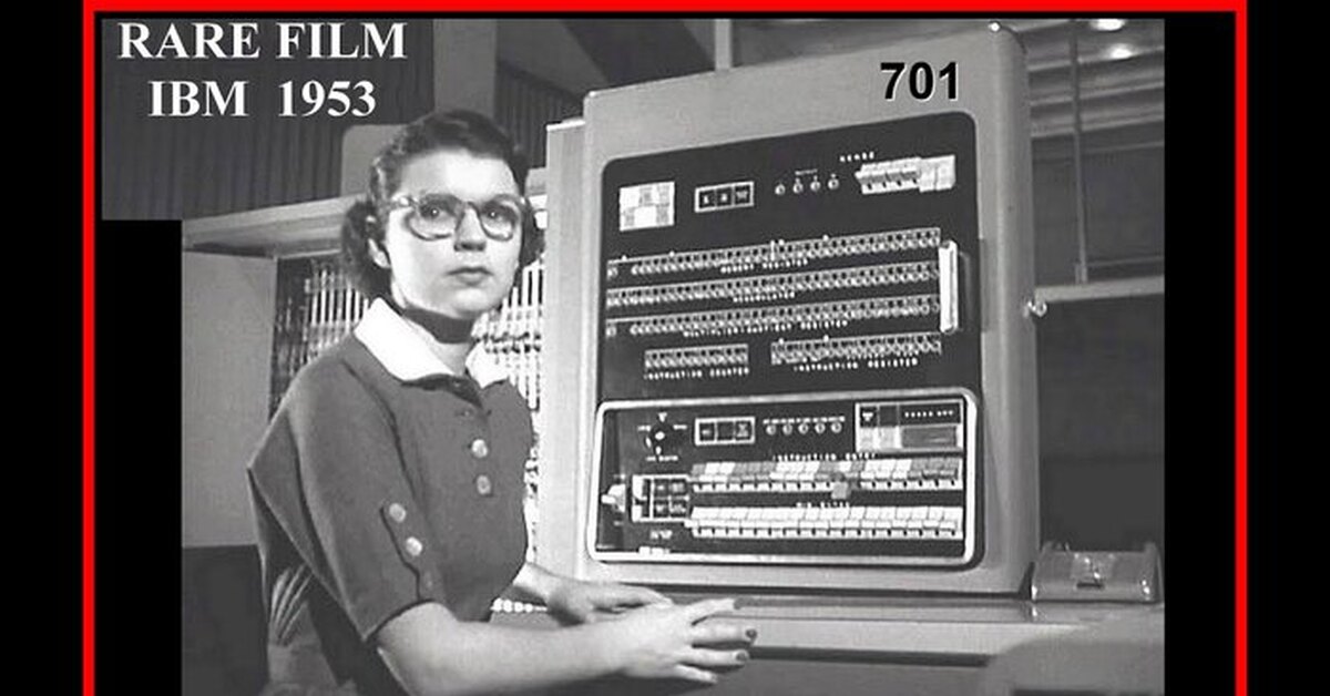 Computer History 1953 IBM 701 | Пикабу