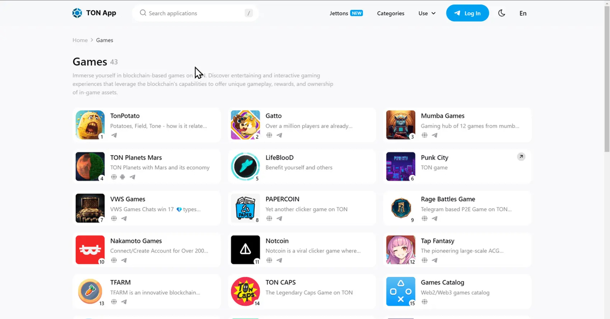 ТОП-10 GameFi проектов на TON.APP | Апрель 2024 | Пикабу