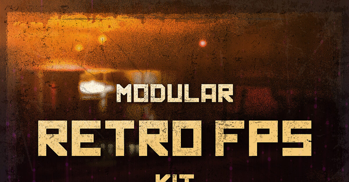 Раздача модульного ассет пака для ретро fps Modular Retro fps kit на ...