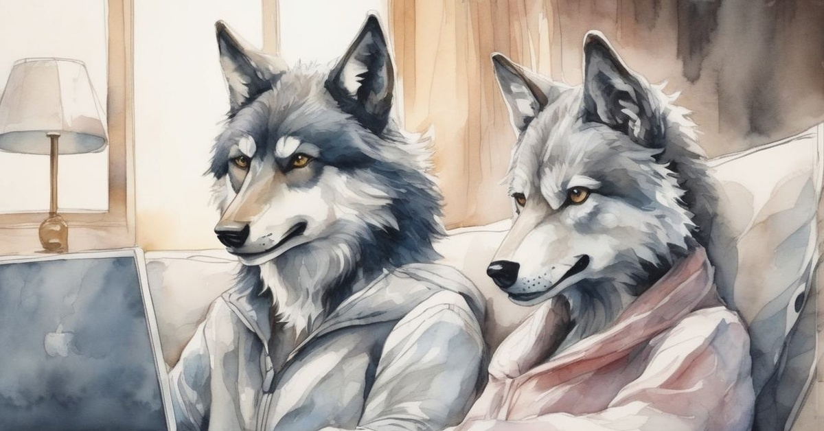 Фурри арт от Wolfmks #23 | Пикабу