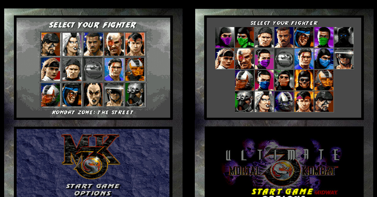 Mortal Kombat 3 Ultimate - Roster ... Смертельная Битва - Персонажи ...