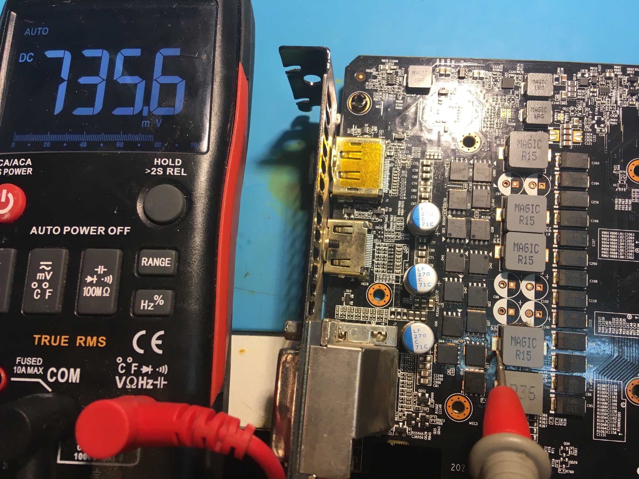 Простой ремонт GTX 1060 от GIGABYTE (показательный пример) | Пикабу