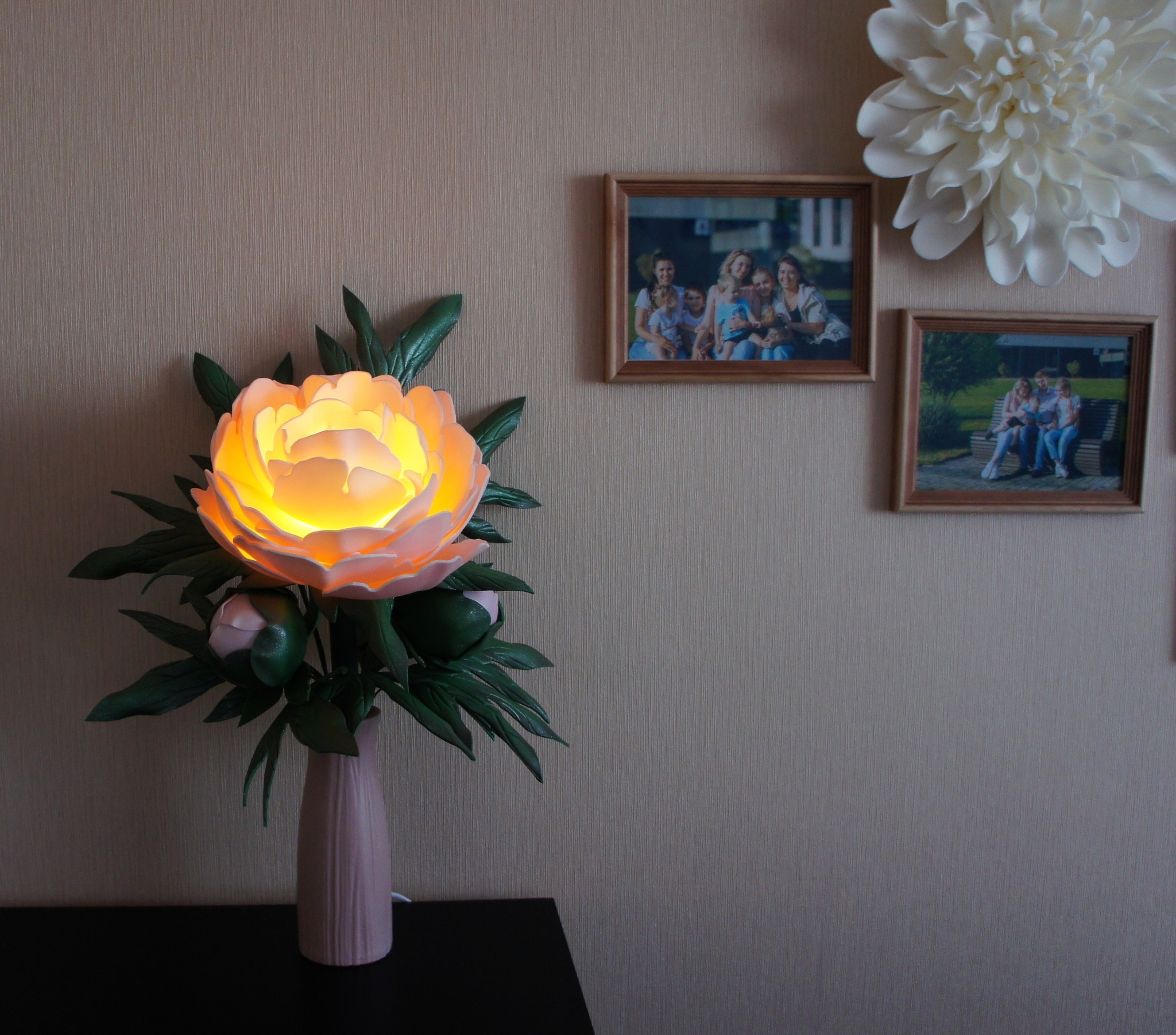 Светящиеся цветы | Пикабу