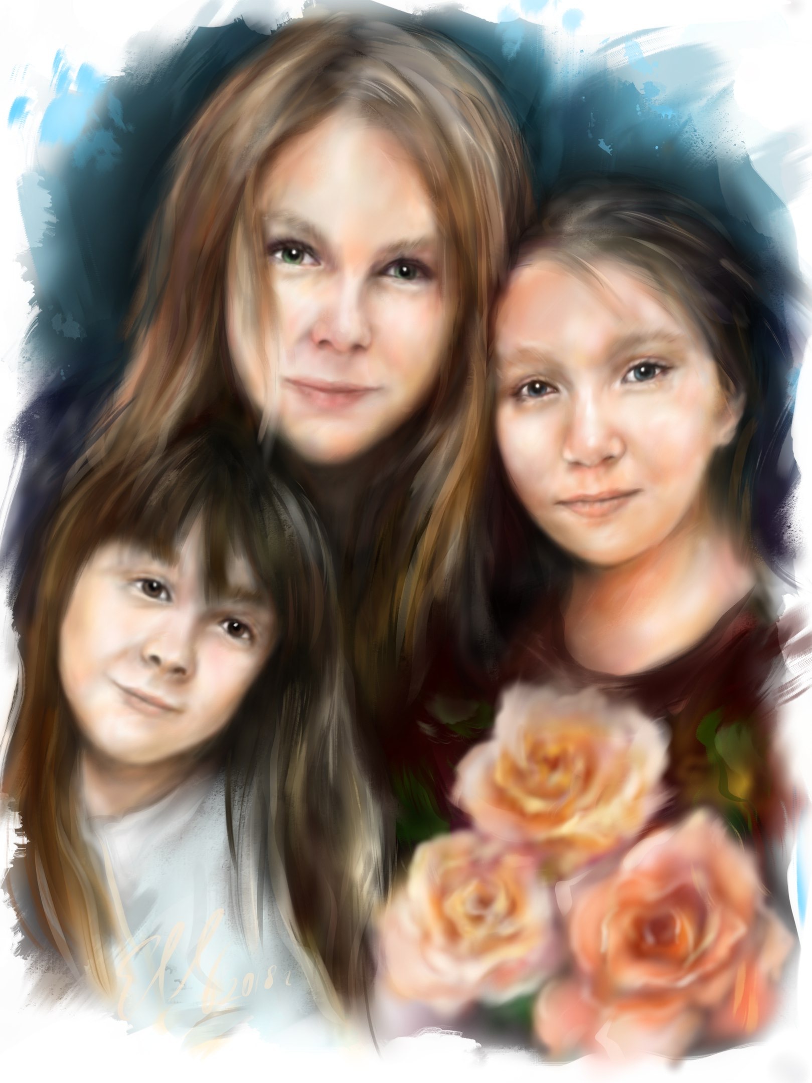 Как то так, долго конечно в реализме рисовать, зато сам | Пикабу