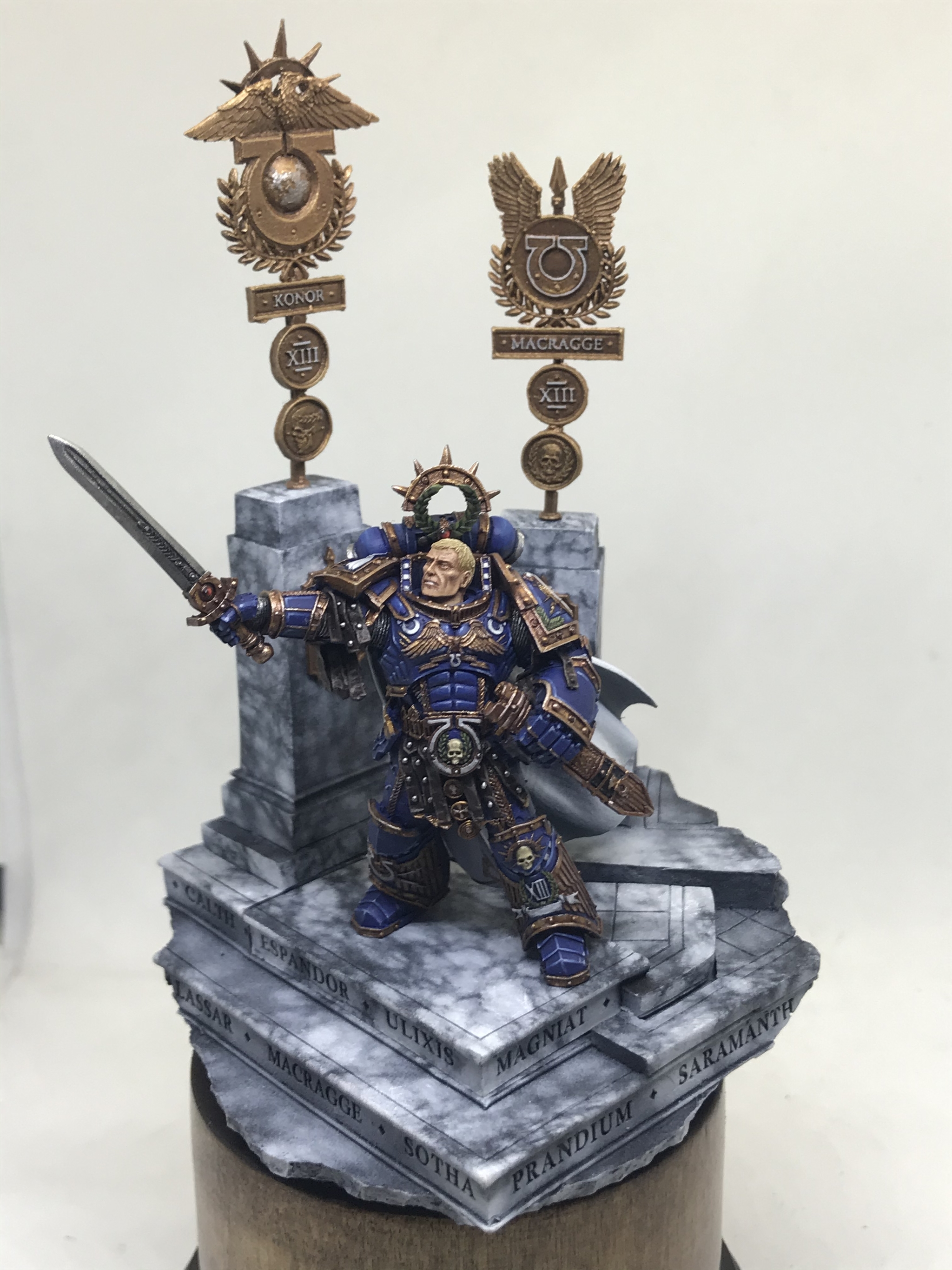 Любительская роспись миниатюр. Warhammer 30 000. Робаут Жиллиман | Пикабу