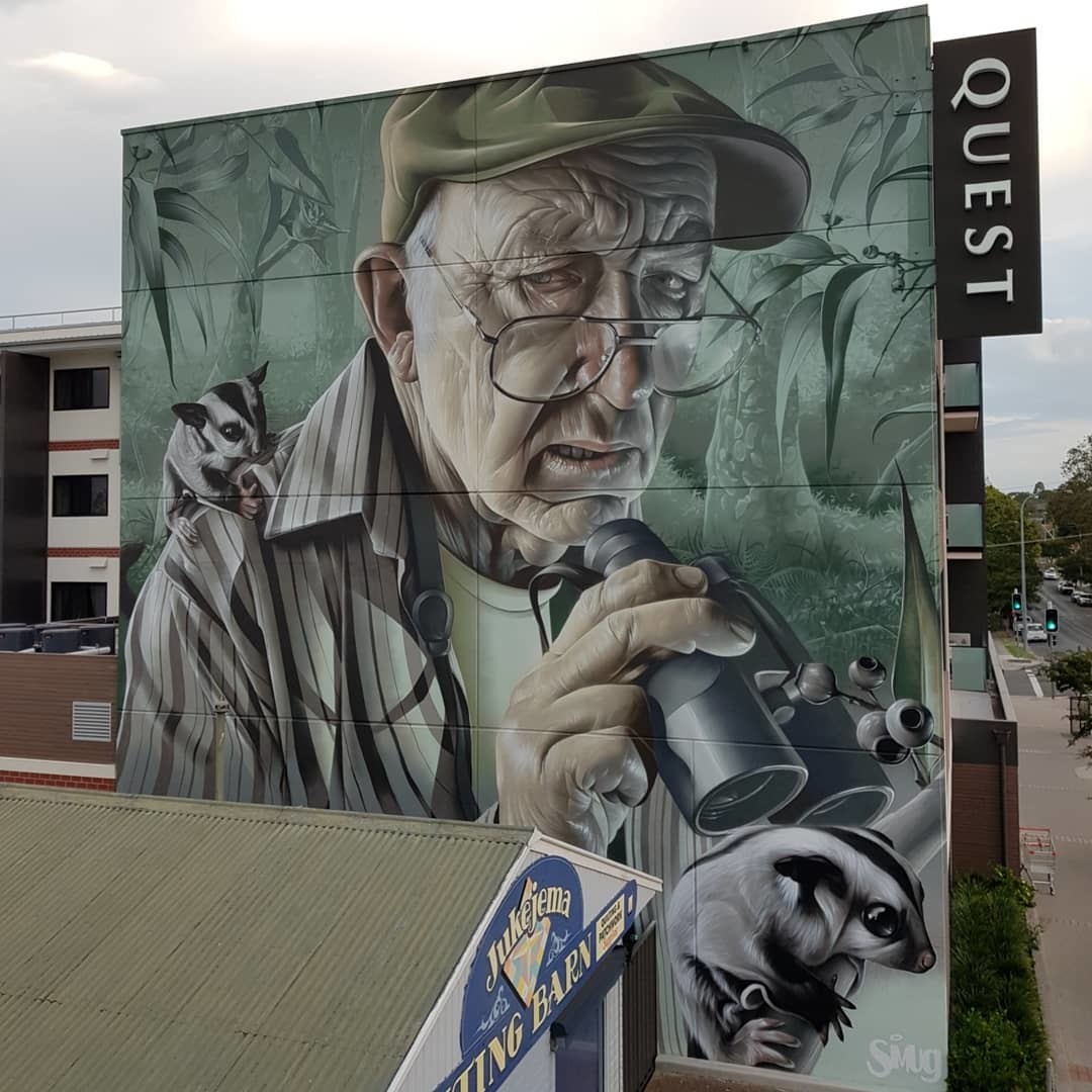 Стрит-арт художника из Глазго Сэма Бэйтса (Sam Bates), более известного ...