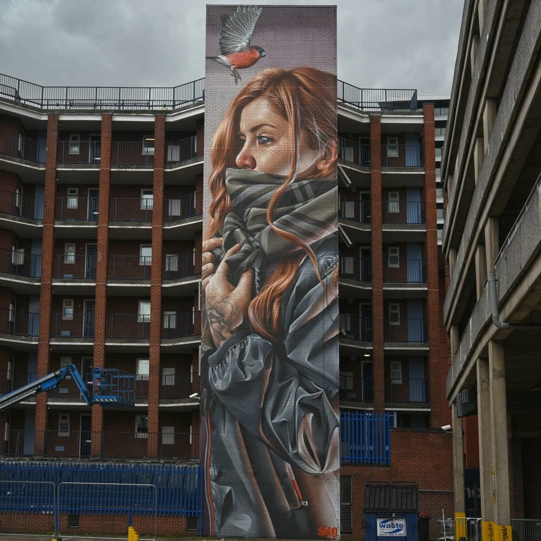 Стрит-арт художника из Глазго Сэма Бэйтса (Sam Bates), более известного ...