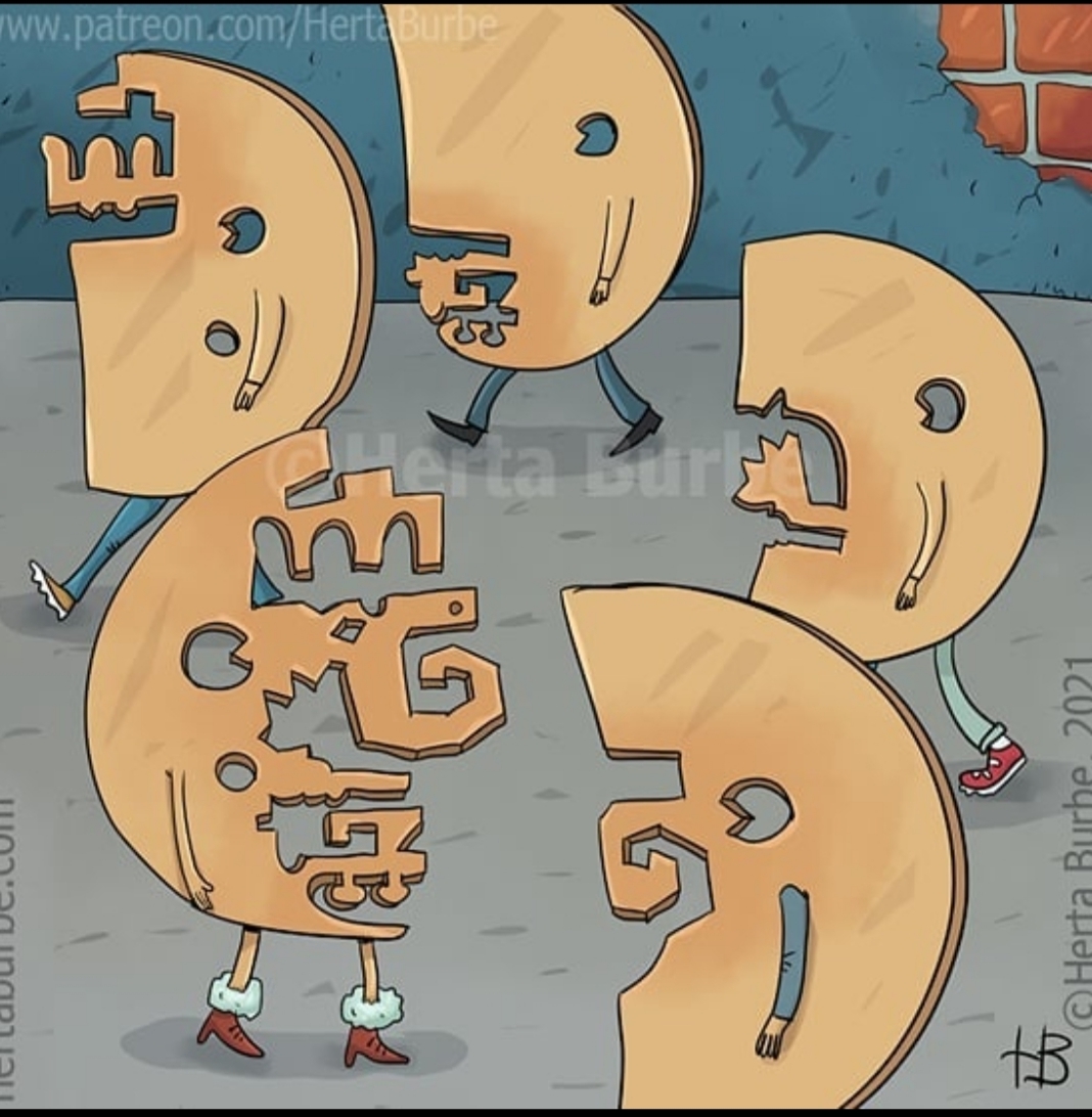 Половинки от Herta Burbe | Пикабу