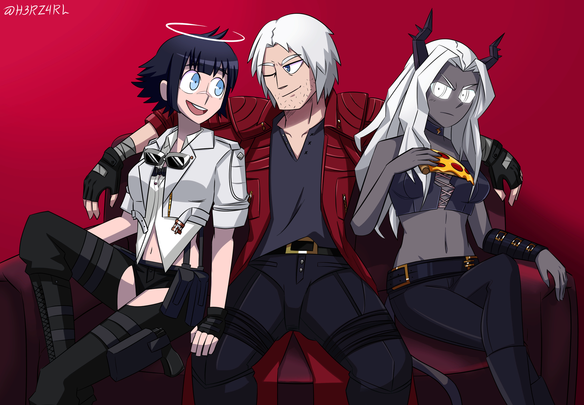 Helltaker x Devil may cry | Пикабу