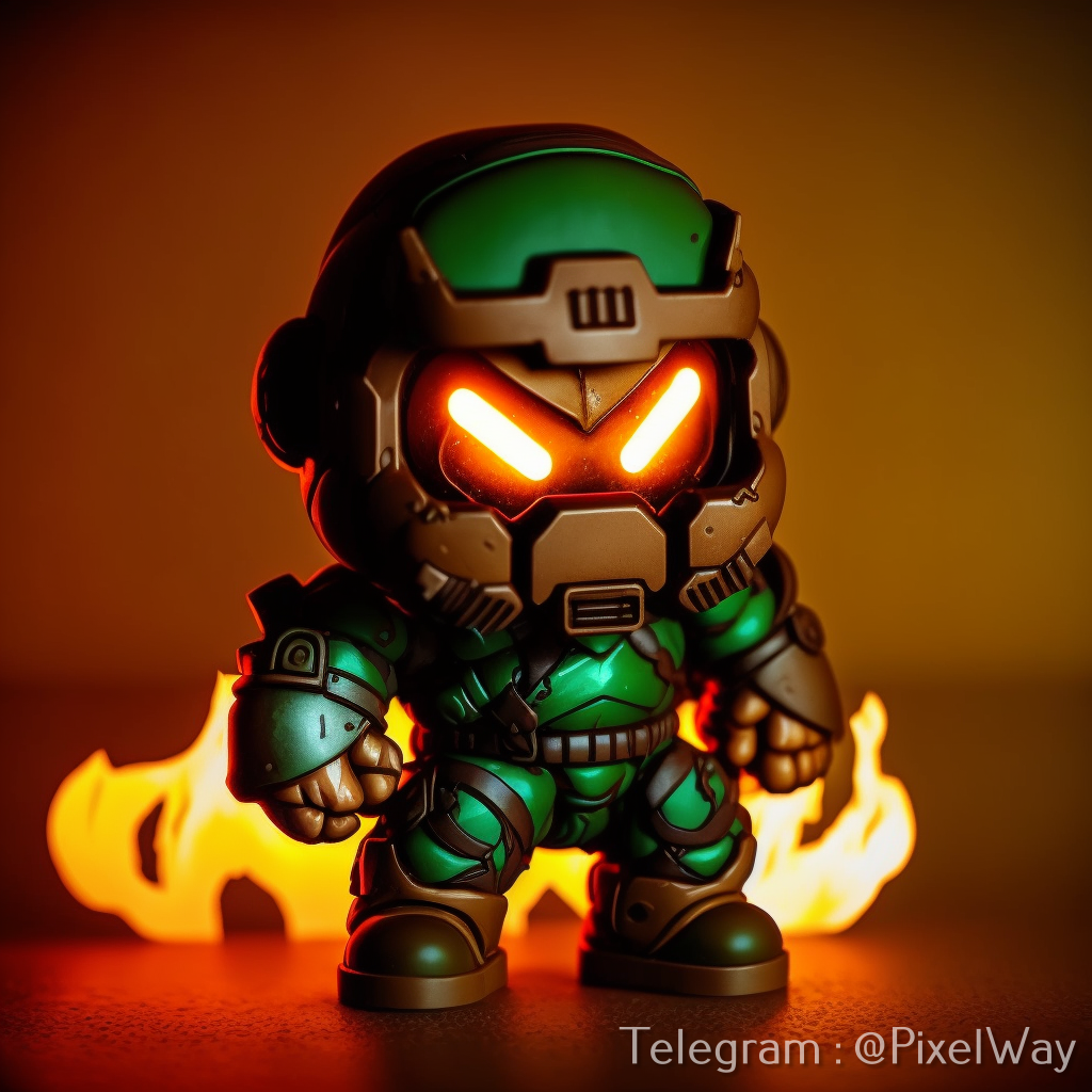 Chibi Doomguy Пикабу