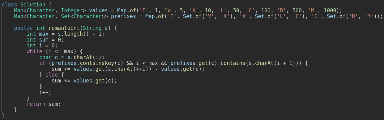 LeetCode 13. Roman to Integer | Пикабу LeetCode 13. Roman to Integer | Пикабу