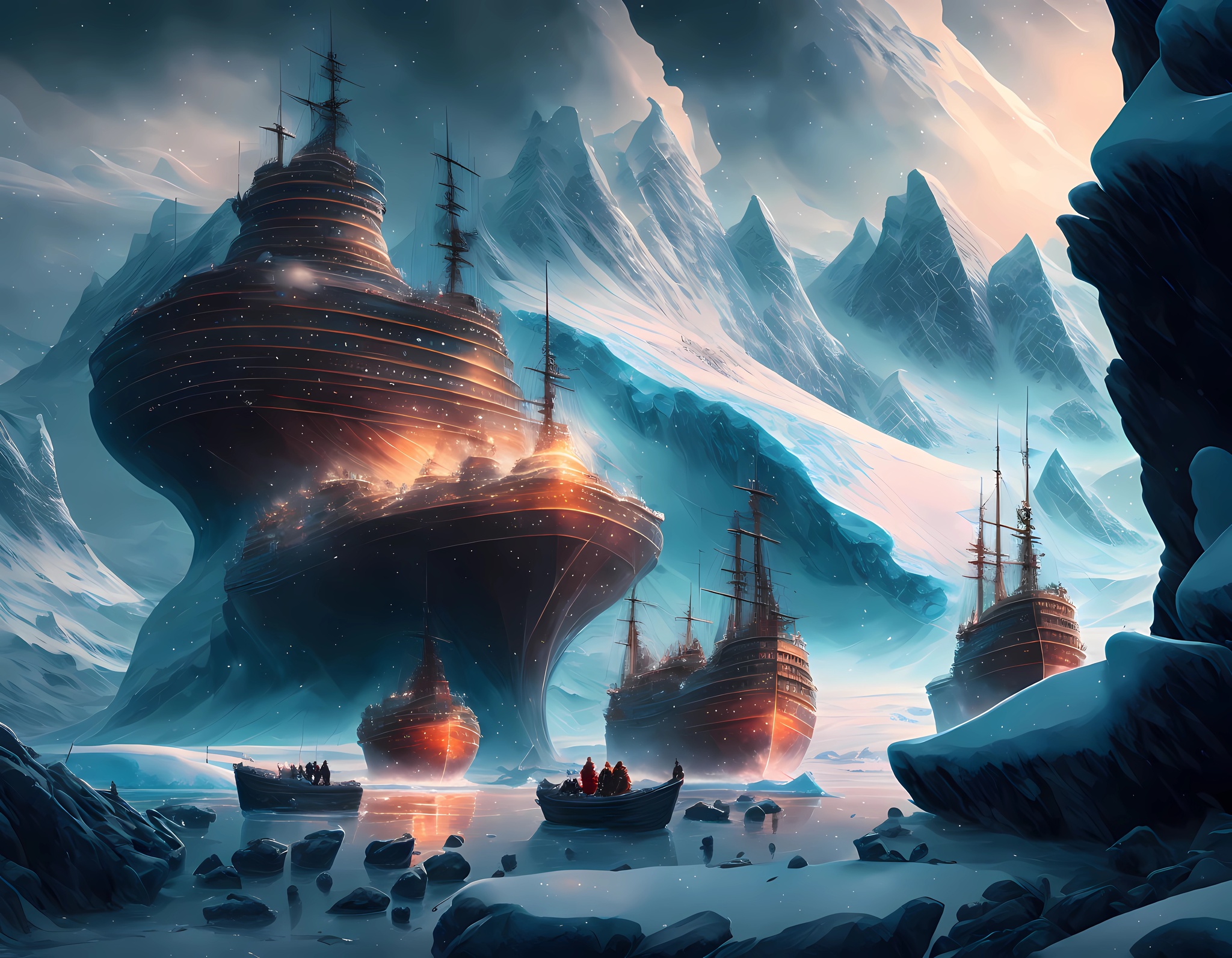 Арктическая экспедиция | Пикабу