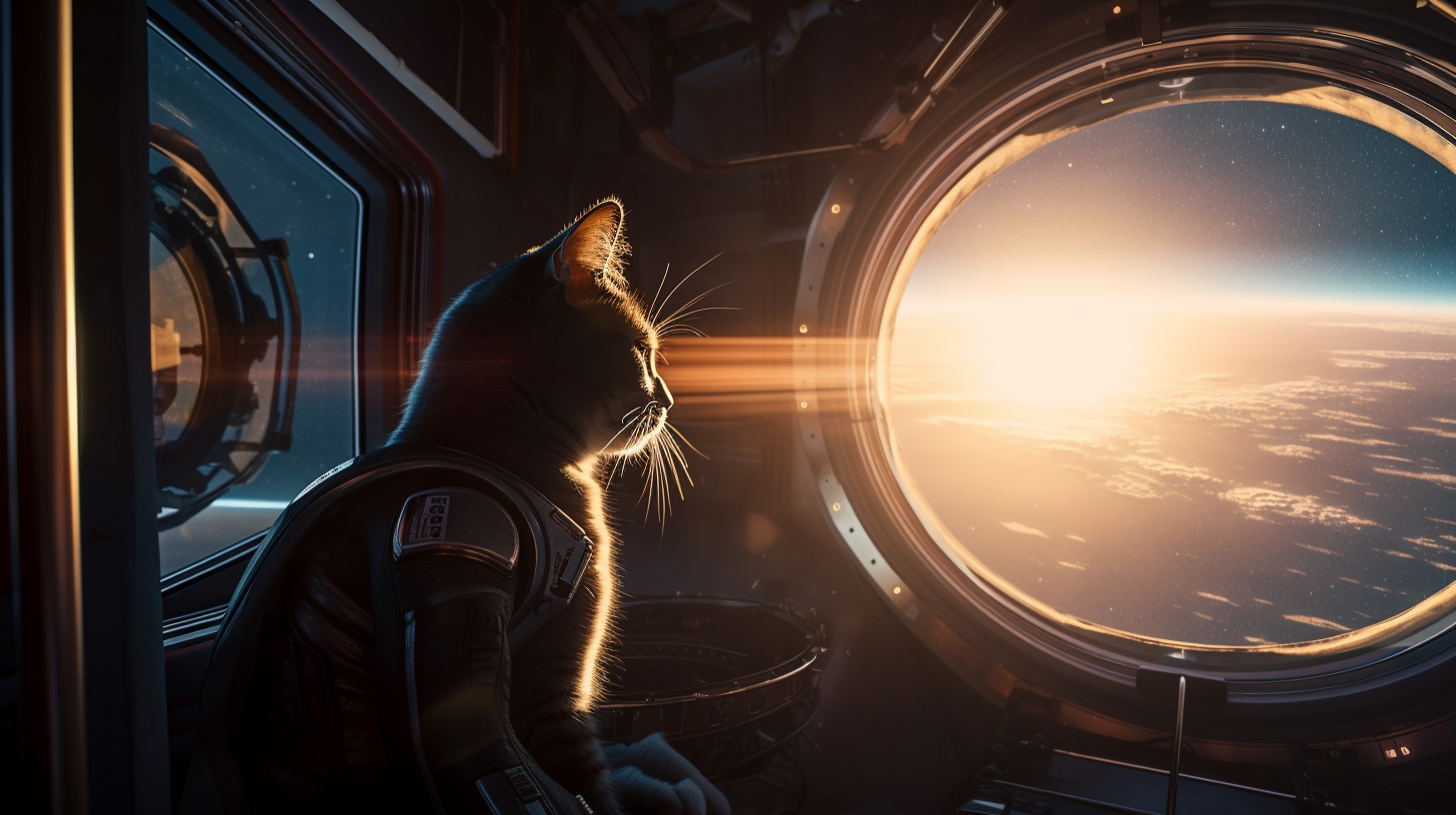 Космокоты ко дню космонавтики | Пикабу