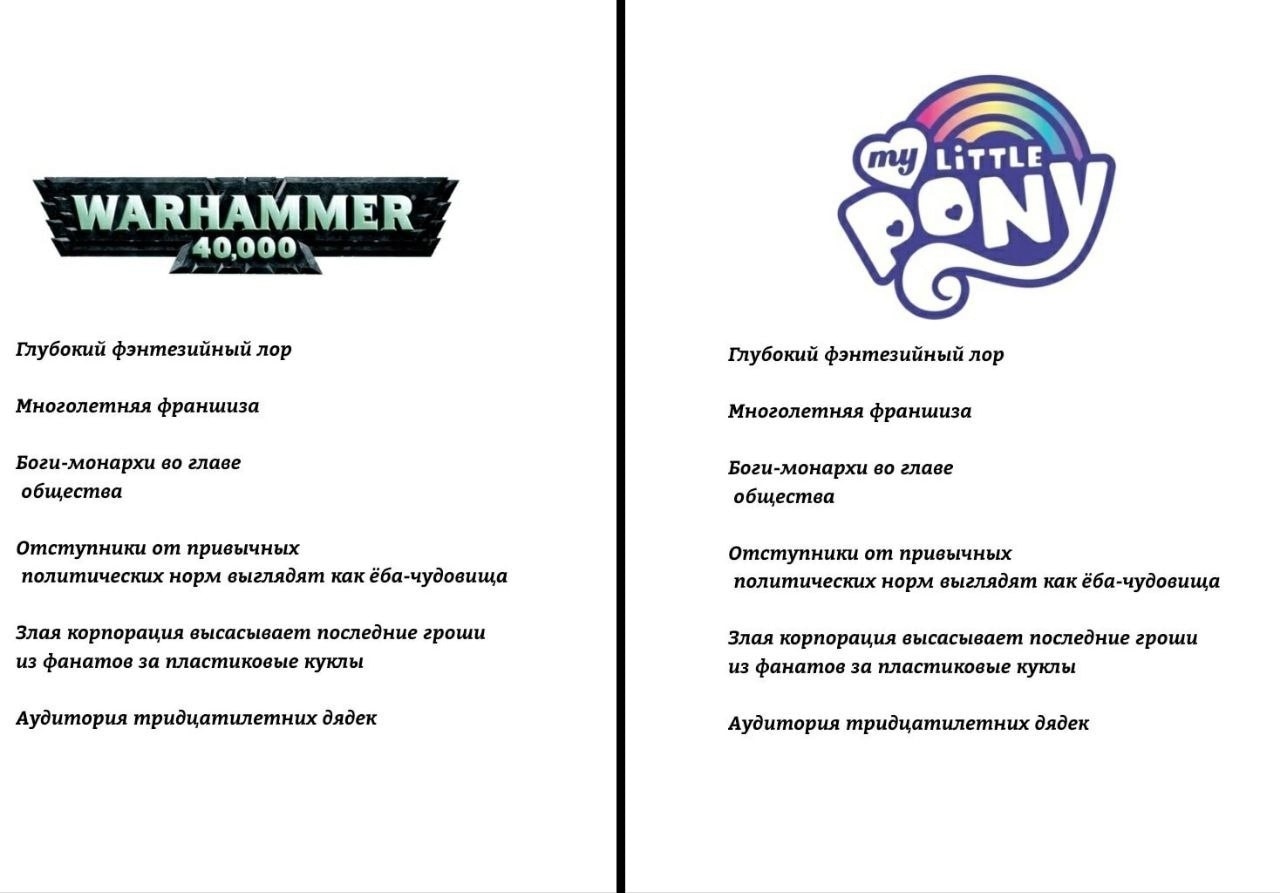 Warhammer 40000 и My Little Pony | Пикабу