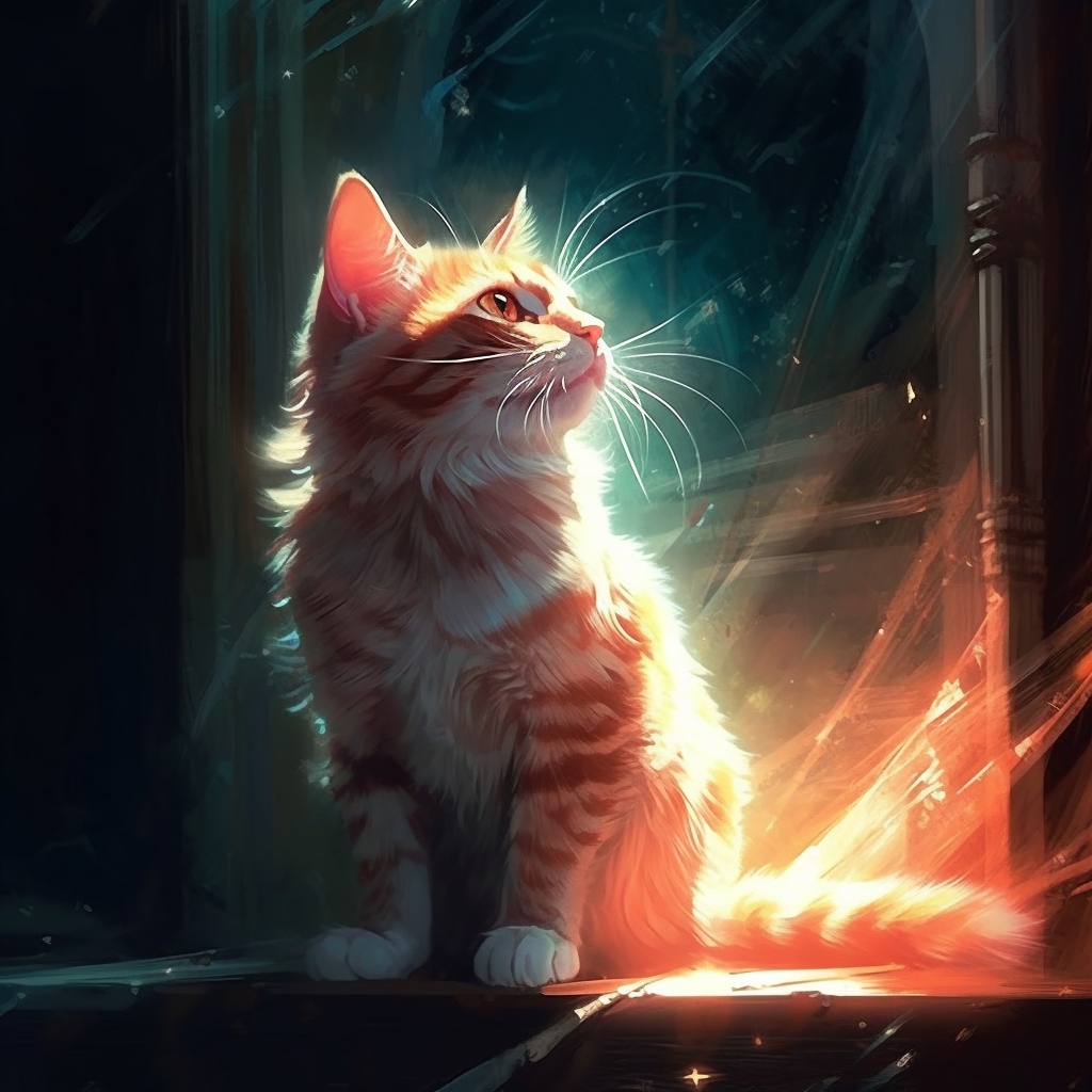 Котики и свет | Пикабу