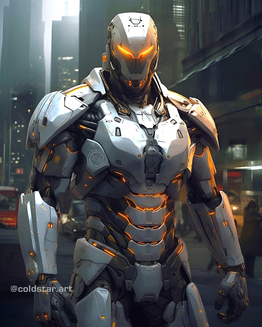 Серия “Cybernetic Warriors" от Midjourney | Пикабу