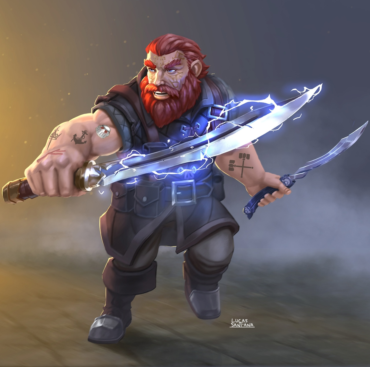 Персонажи DnD от художника Santluke | Пикабу