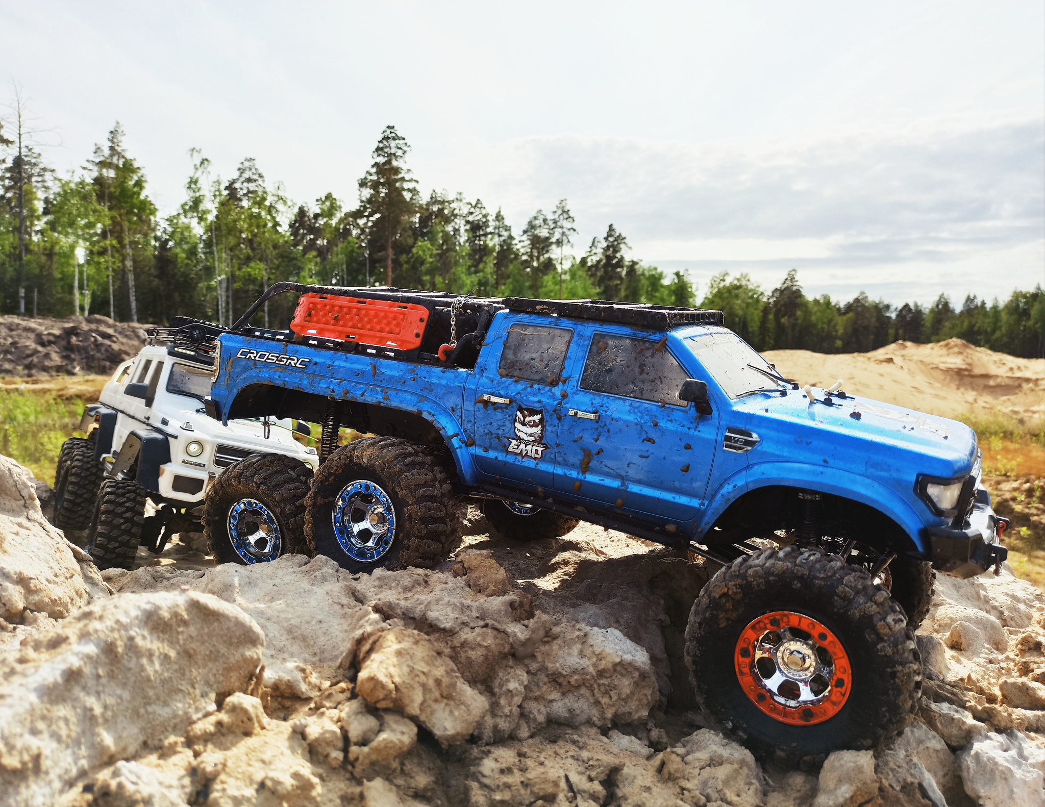 Radio control SIX wheels drive Truck's TRX-6 & AT6 | Пикабу