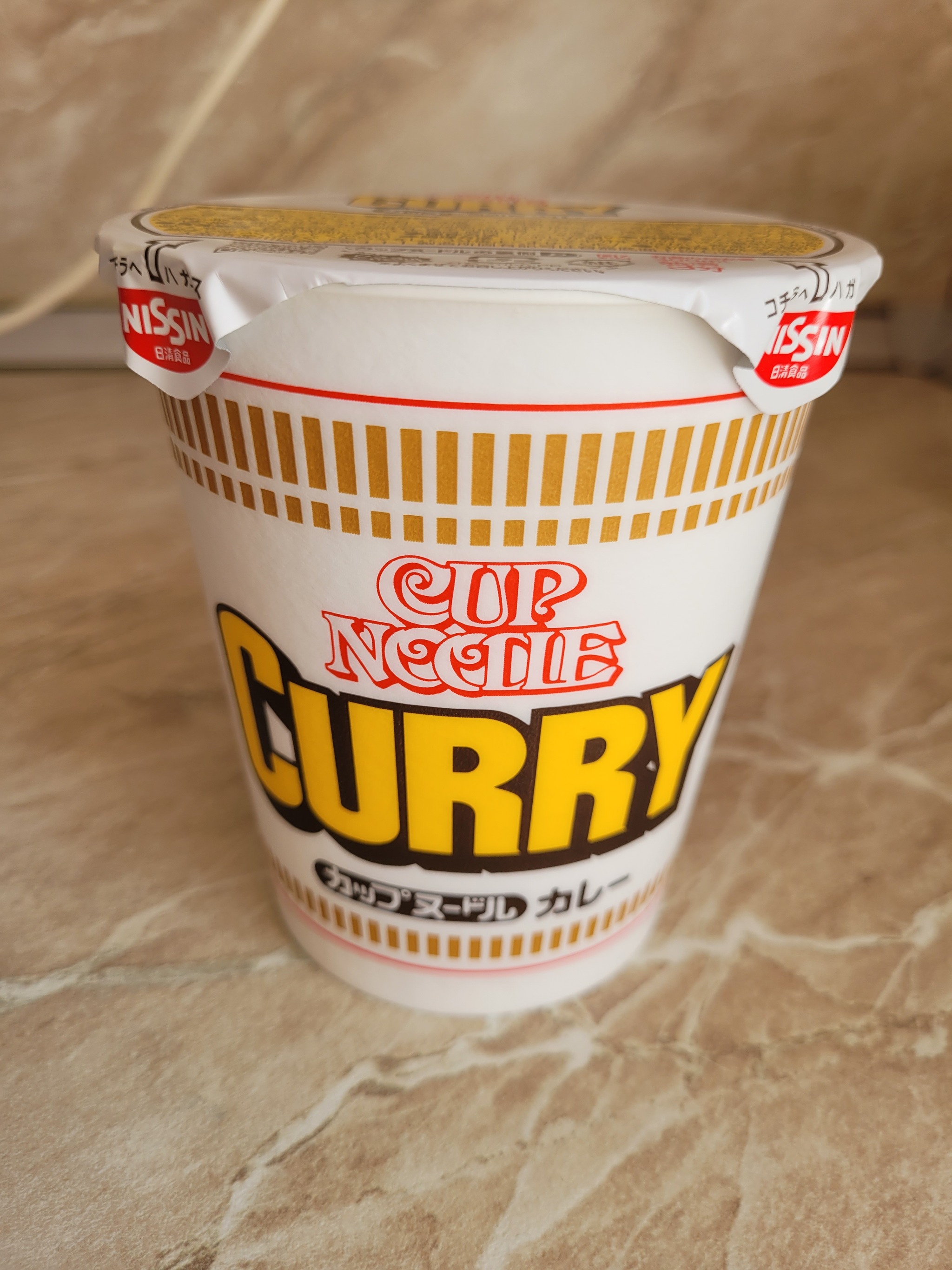 Cup Noodle Curry - Лапша "Кап Нудл" со вкусом карри (Япония) | Пикабу