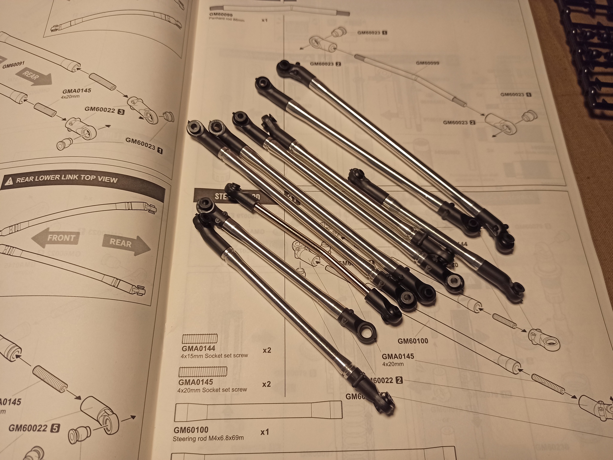 Gmade BOM GS02F Hand Made Kit Part One | Пикабу