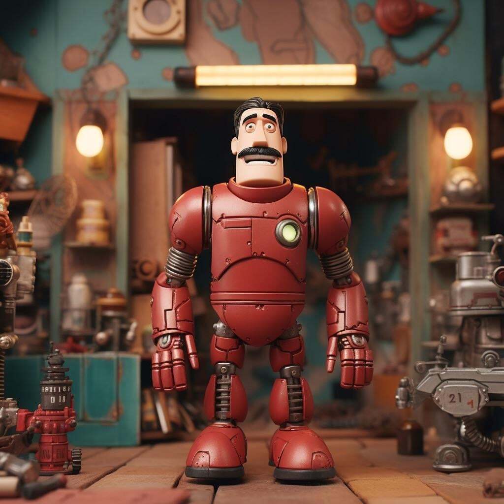 Супергерои Marvel как глиняные фигурки | Пикабу