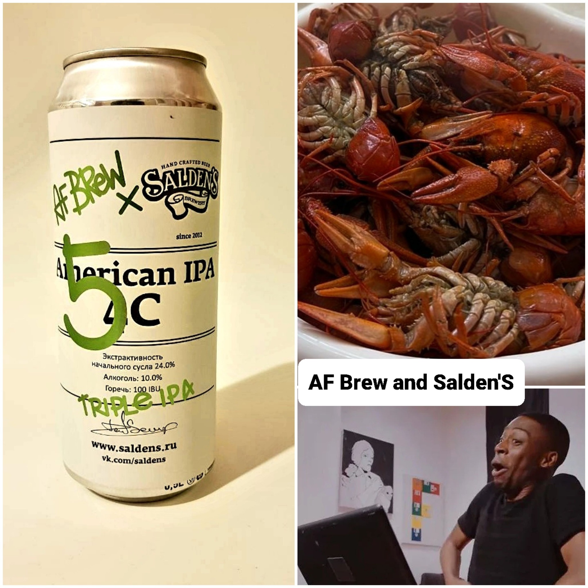 AF BREW and Salden'S (гремучая коллабо-lobotomy) - 03.10.23 18:27 | Пикабу