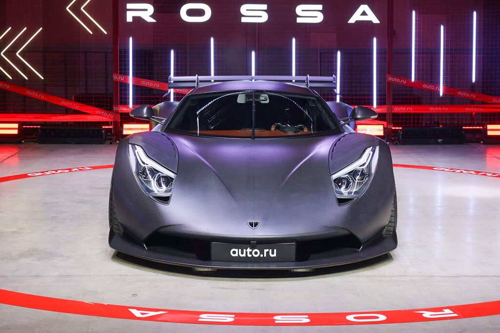 Представлен российский суперкар Rossa | Пикабу