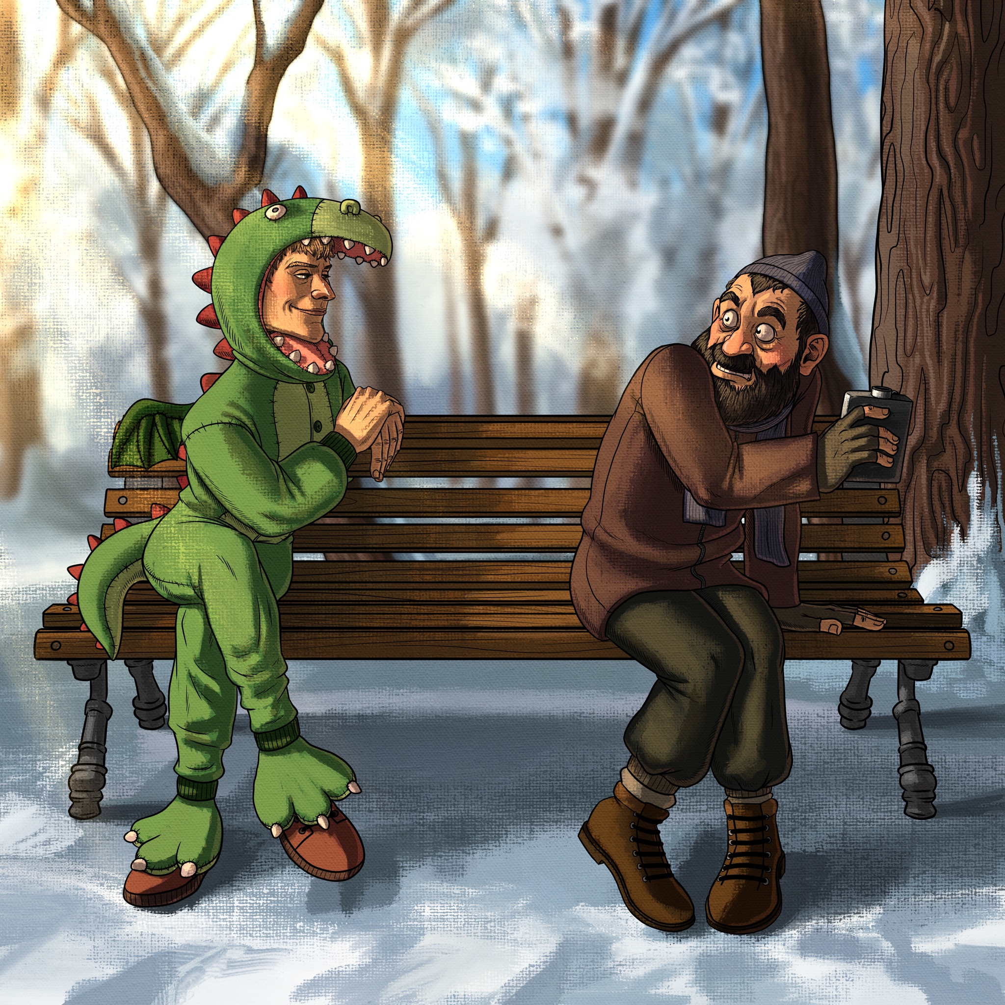 Скамейка | Пикабу